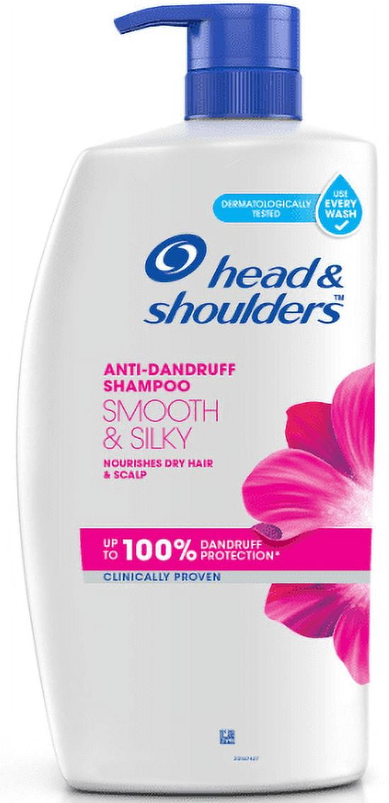 Head & Shoulders Smooth and Silky, Anti Dandruff Shampoo, Men and Women ...