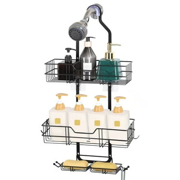 Bathroom Hanging Shower Organizer, Over Head Shower Caddy Shower ...
