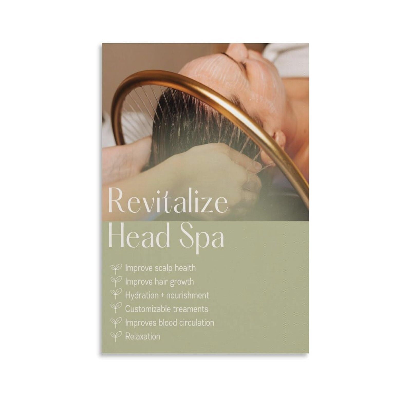 Head Spa Beauty Salon Poster Canvas Wall Art Posters For Room Aesthetic ...