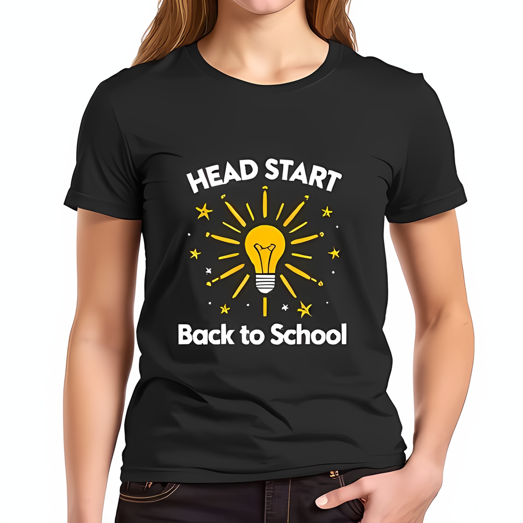 Head Start Back to School T-Shirt for Students & Teachers - Bright ...