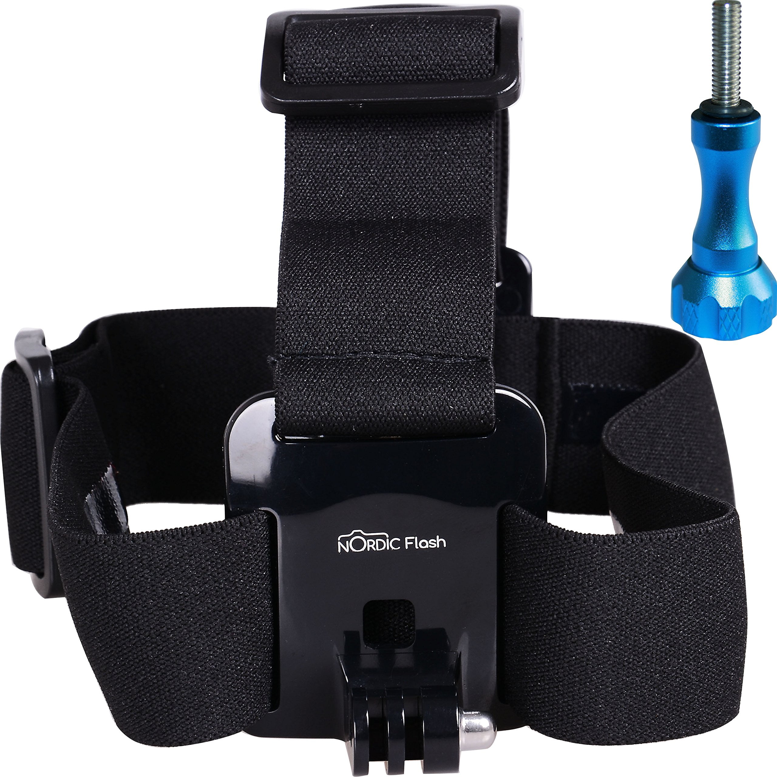Head Strap Mount for GoPro Cameras - Headband Harness + Aluminum ...