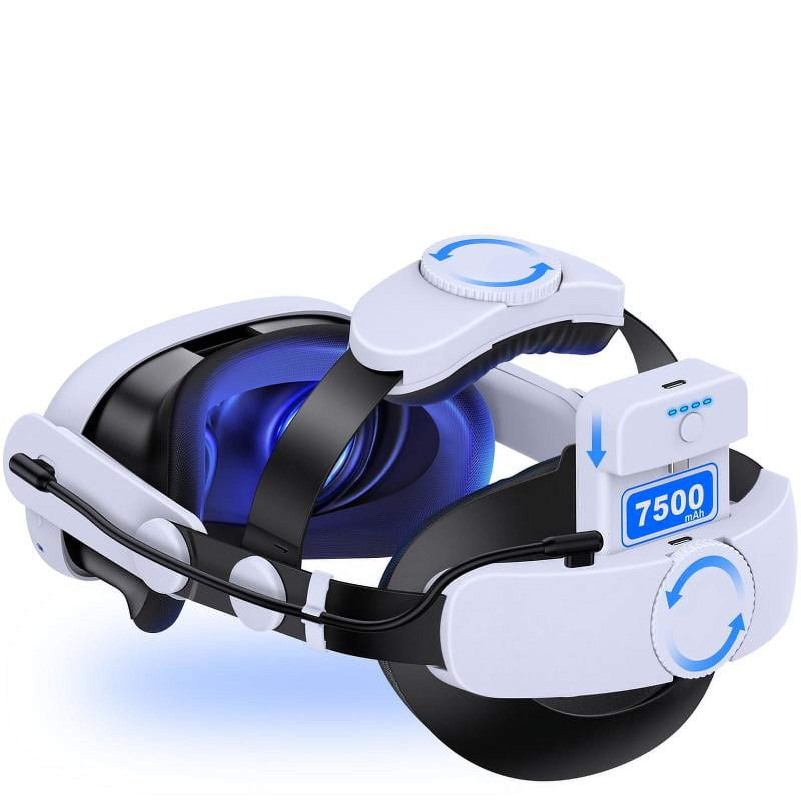Head Strap for Oculus Quest 2 & 3 &3S Accessories,with 7500mAh ...