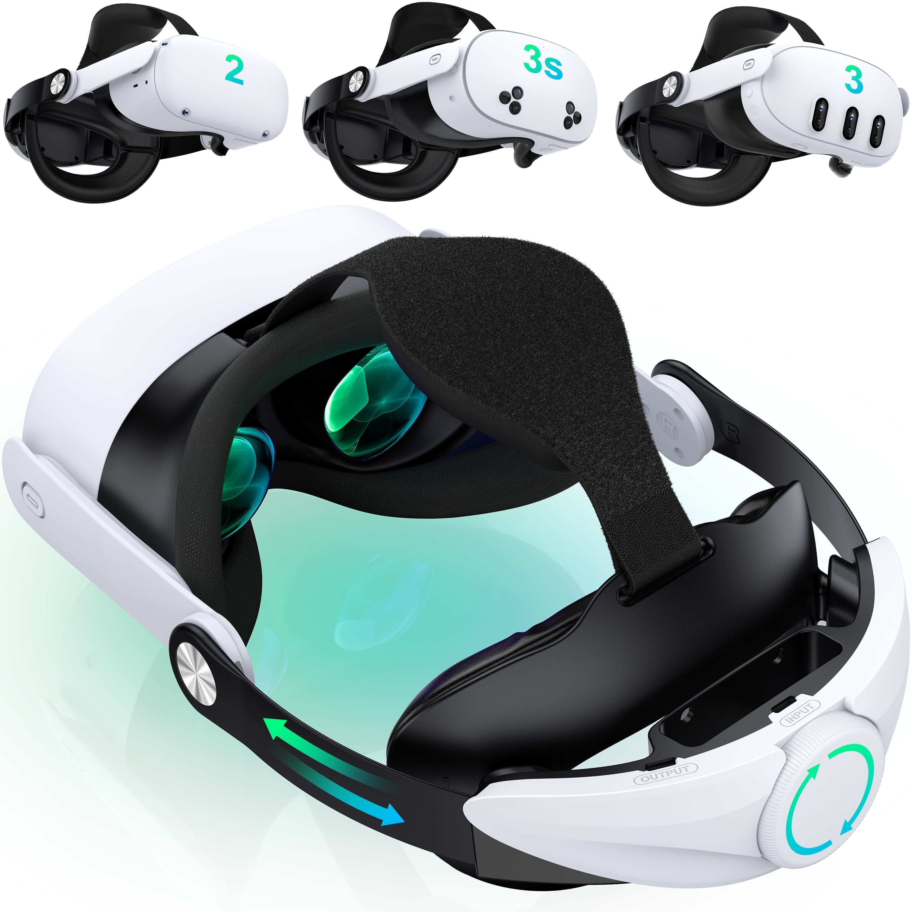 Esywen Head Strap for Oculus Quest 2/3/3S Adjustable VR Headset Comfort ...
