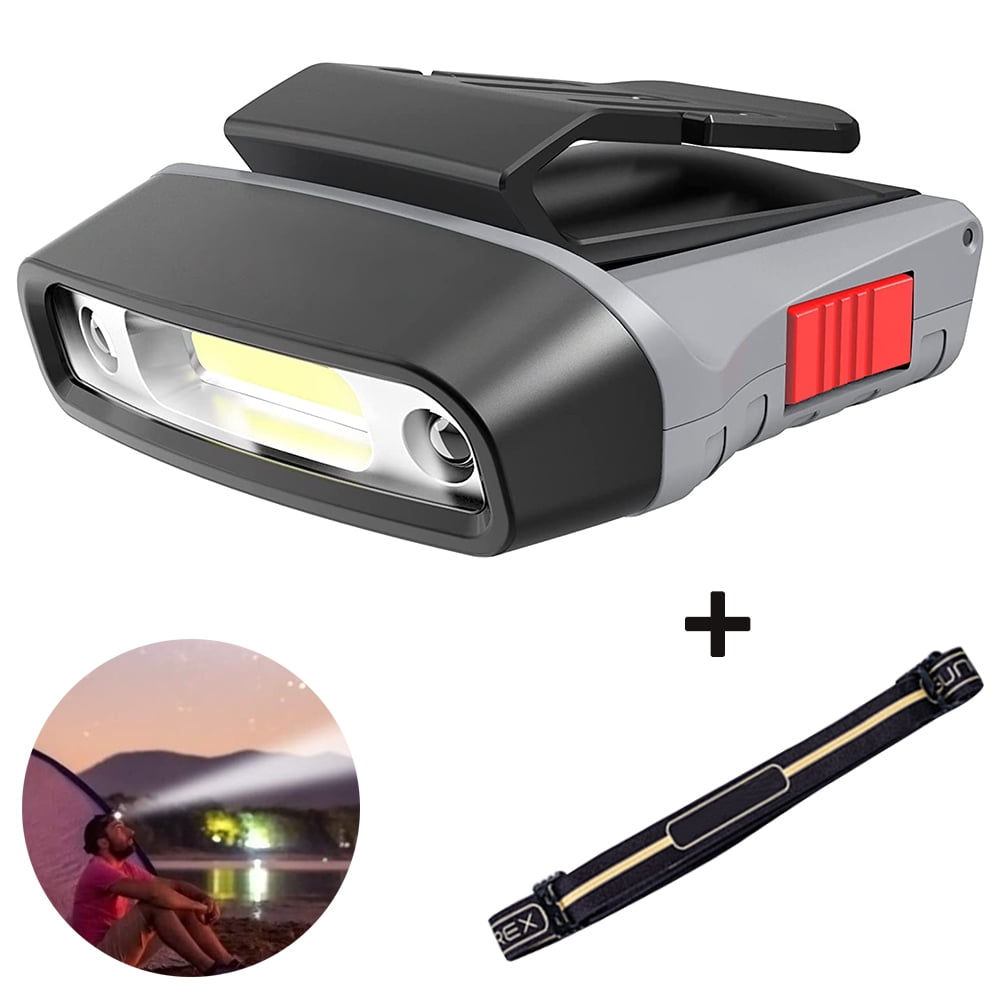 Head Torch Motion Sensor Control , With Red Warning Light - Walmart.com