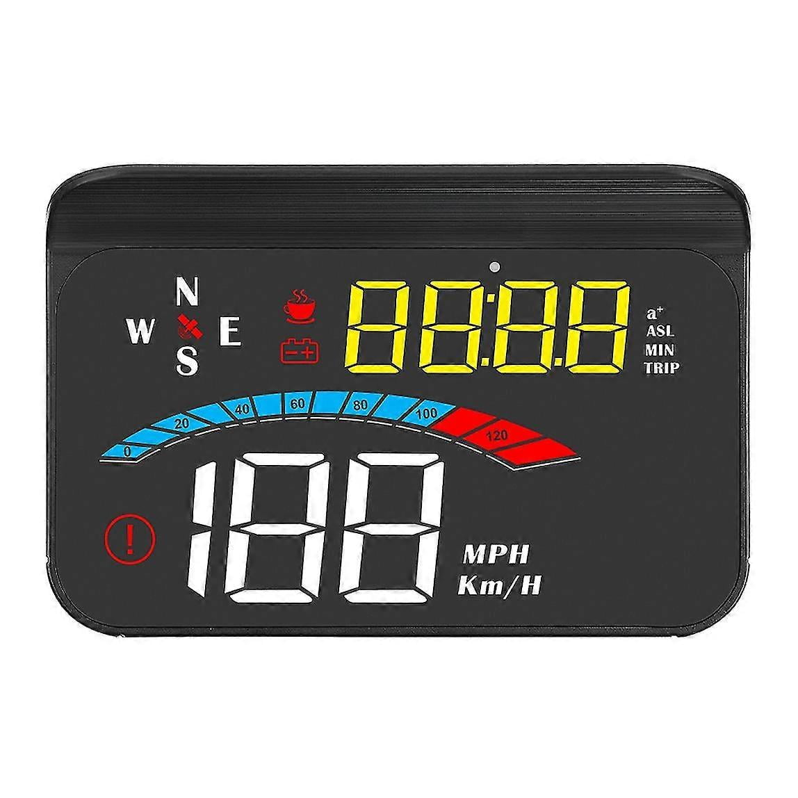Head Up Display Car GPS Gauge Digital Speedometer Windshield Speed ...