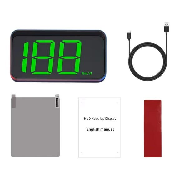 Head Up Display Car Speed Counter: Plug & Play, GPS Digital Speedometer ...
