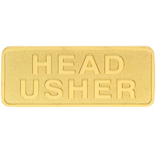 Head Usher Badge, Gold - Magnetic, Church or Organizations - Walmart.com