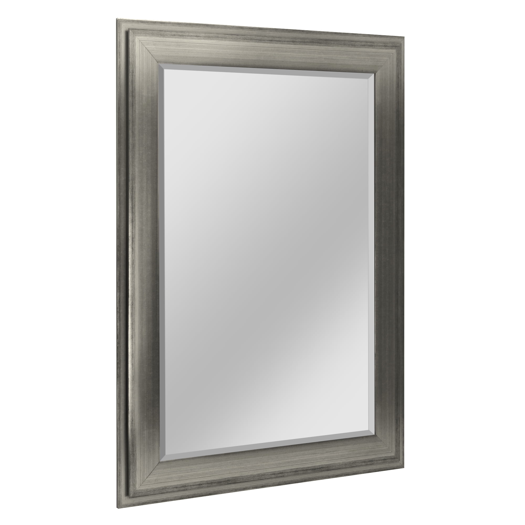 Head West 31.5 x 43.5 Two-Step Mirror with Beveled Edge - Silver ...