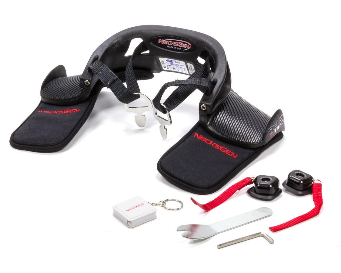 Head and Neck Restraint System REV2 Lite Quick-Release Medium 3" Belts ...