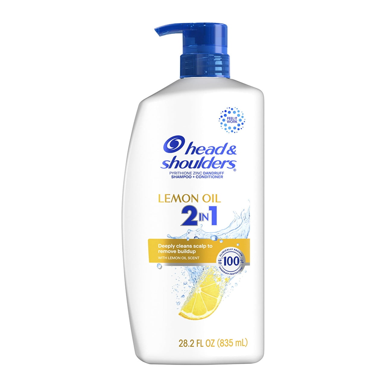 Head and Shoulders 2 in 1 Lemon Essential Oil Dandruff Shampoo and ...