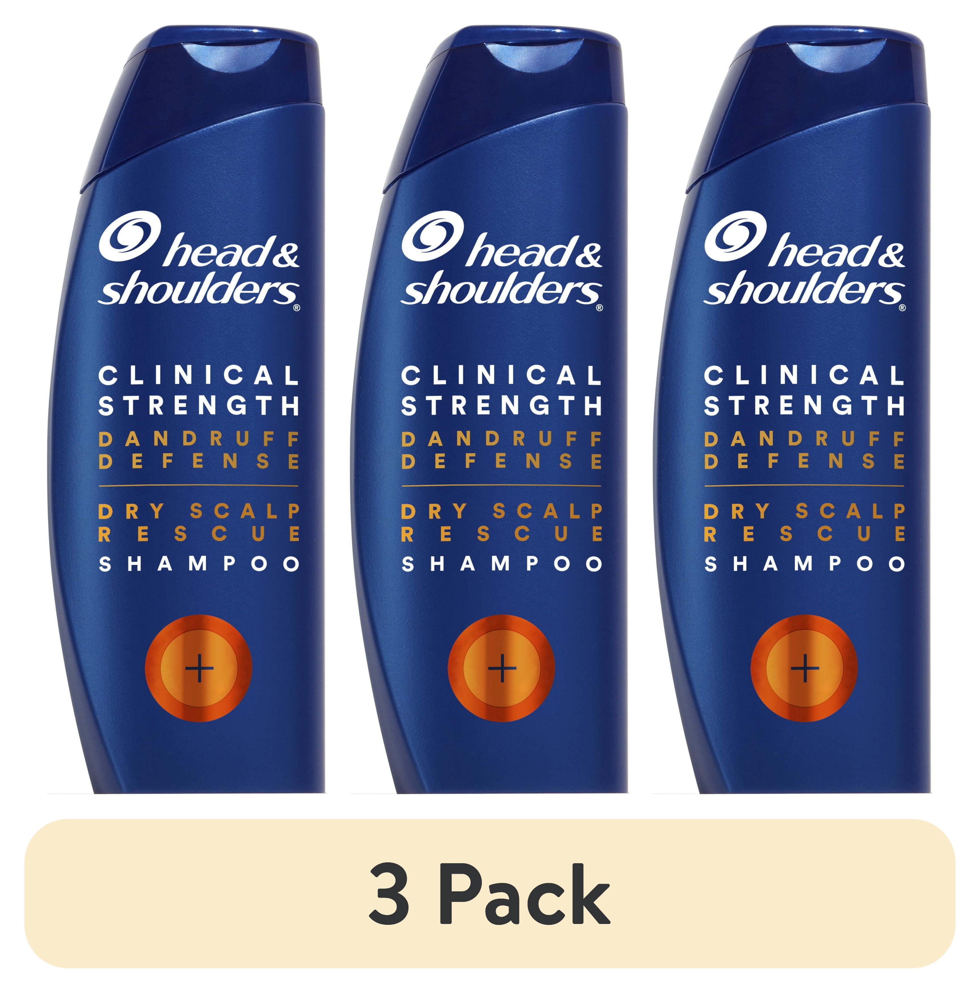 (3 pack) Head and Shoulders Clinical Dry Scalp Rescue Dandruff Shampoo ...
