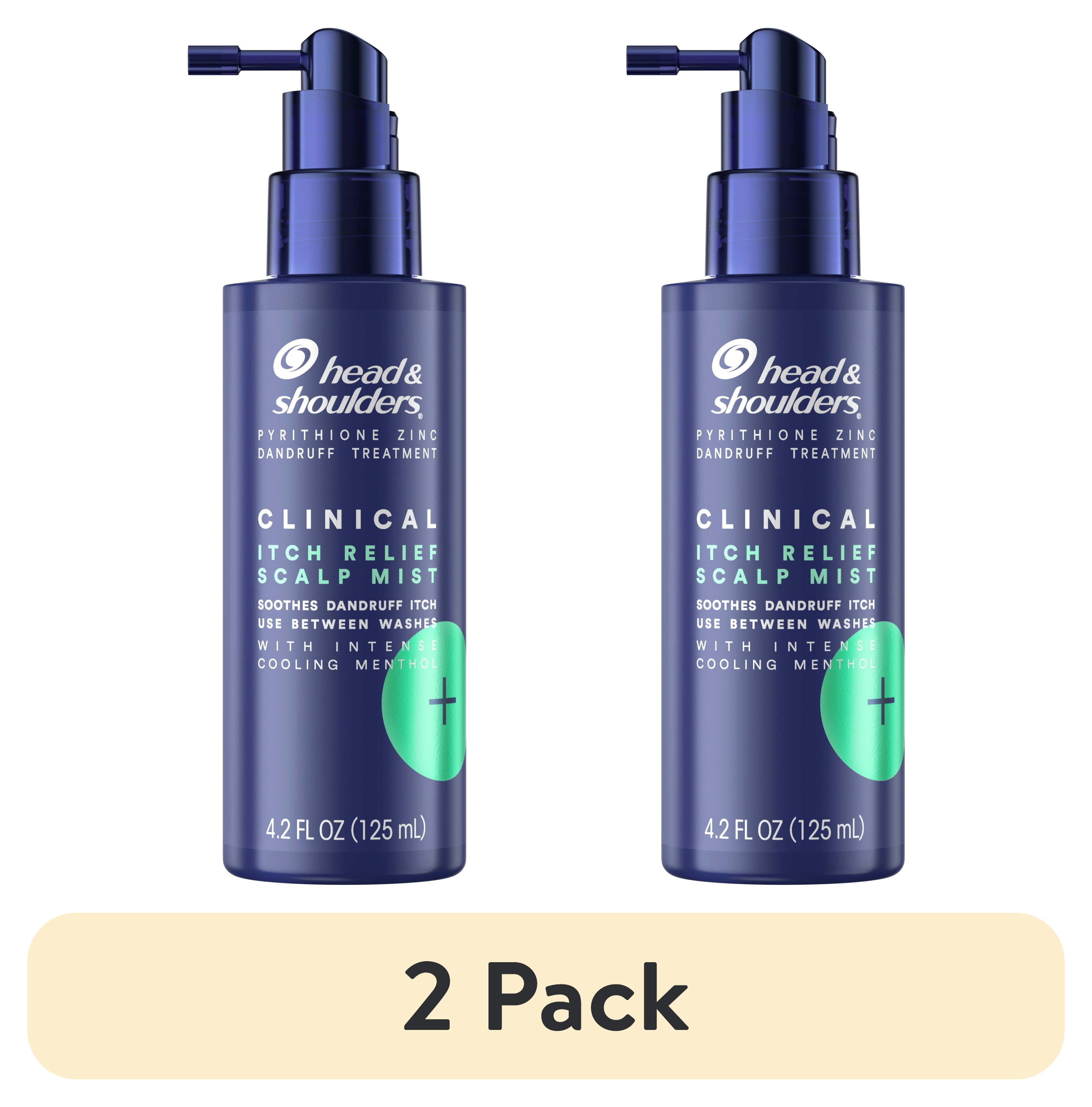 (2 pack) Head and Shoulders Dandruff Treatment, Clinical Itch Relief ...