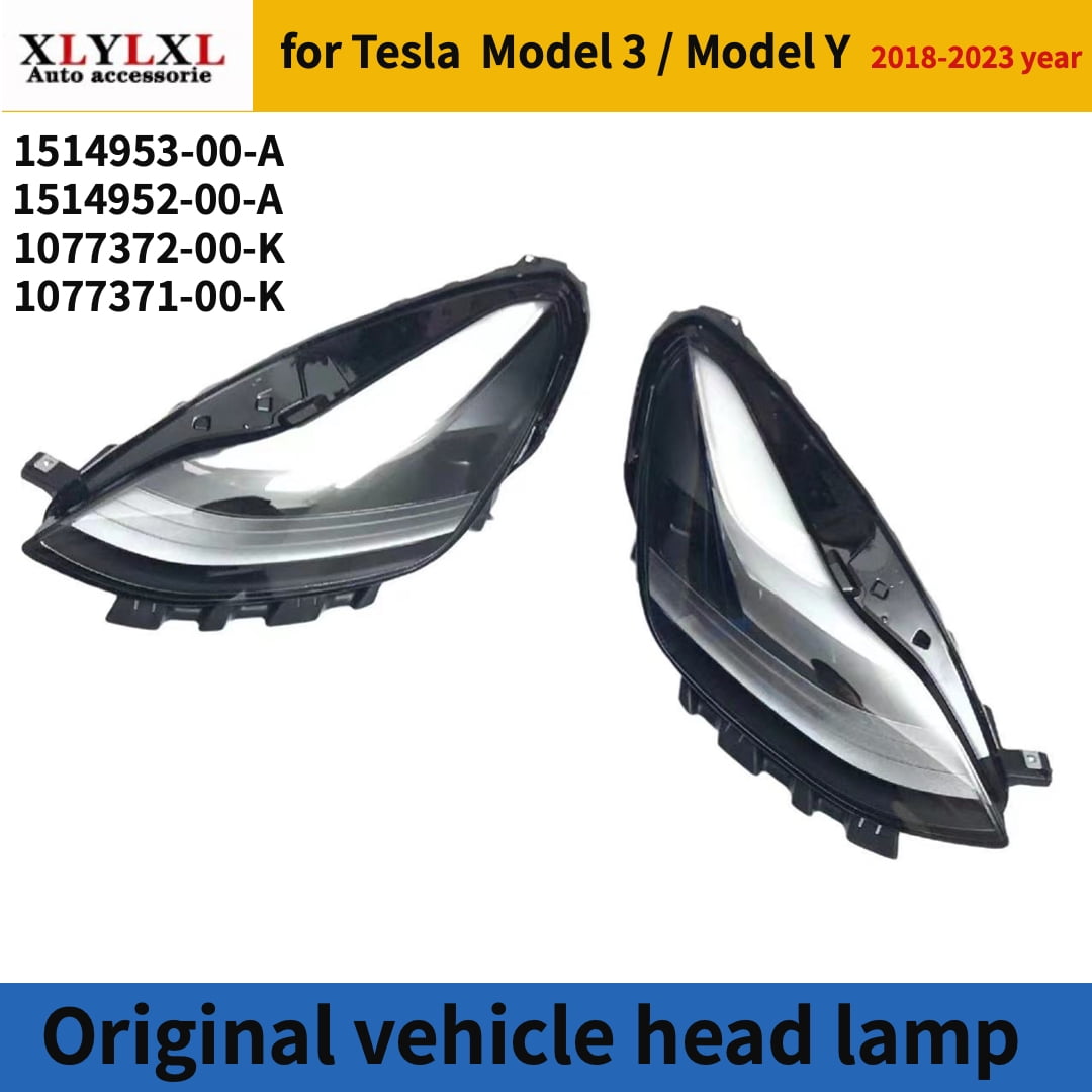 Head lamp cover for Tesla Model 3 Headlight Assembly housing for Tesla ...