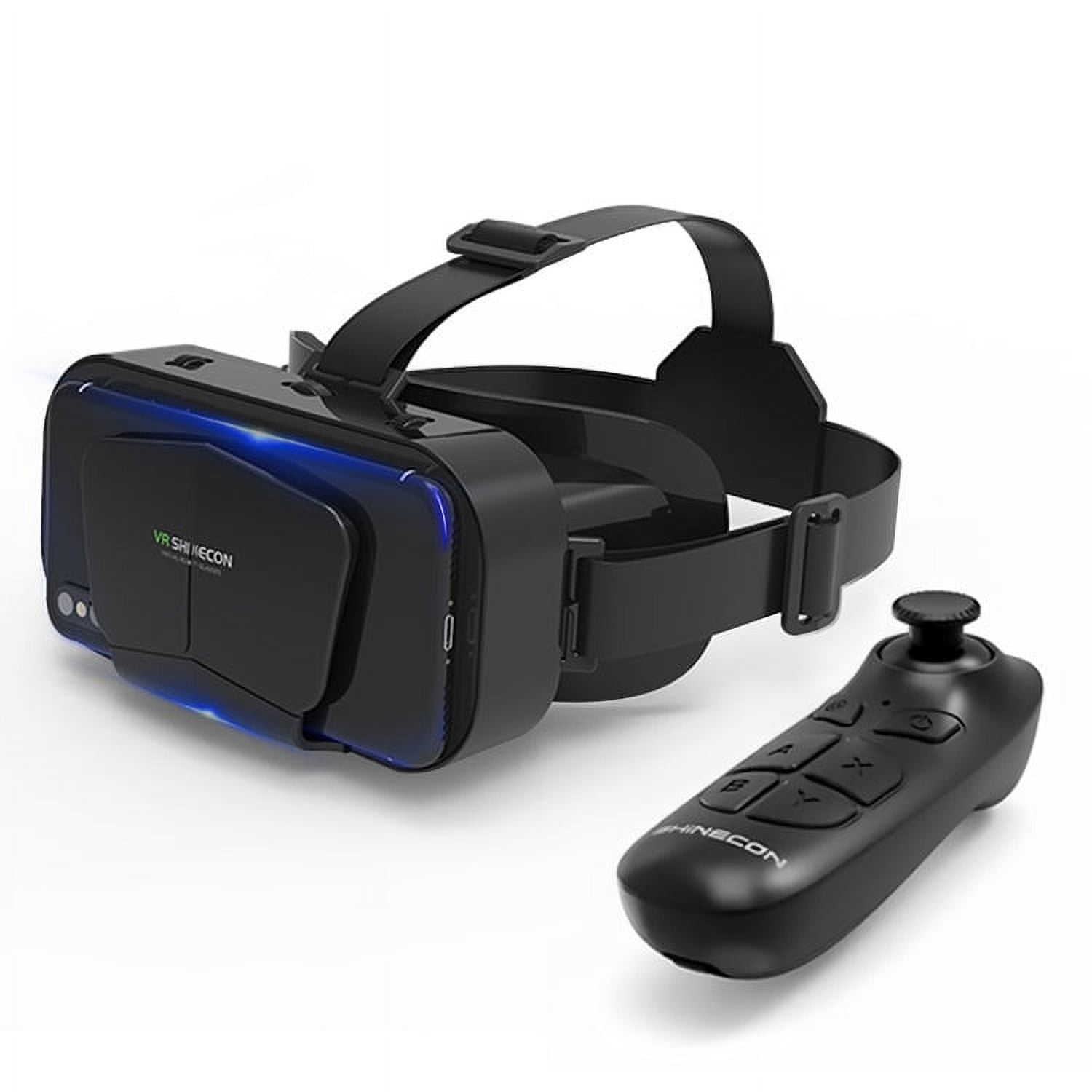 Head-mounted 3D virtual reality mobile phone vr glasses remote control ...