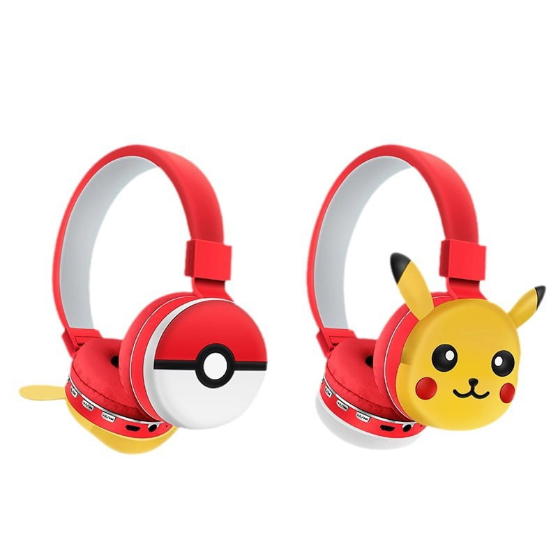 Head-mounted Cartoon Pikac-hu Image Simple and Cute Bluetooth Stereo ...