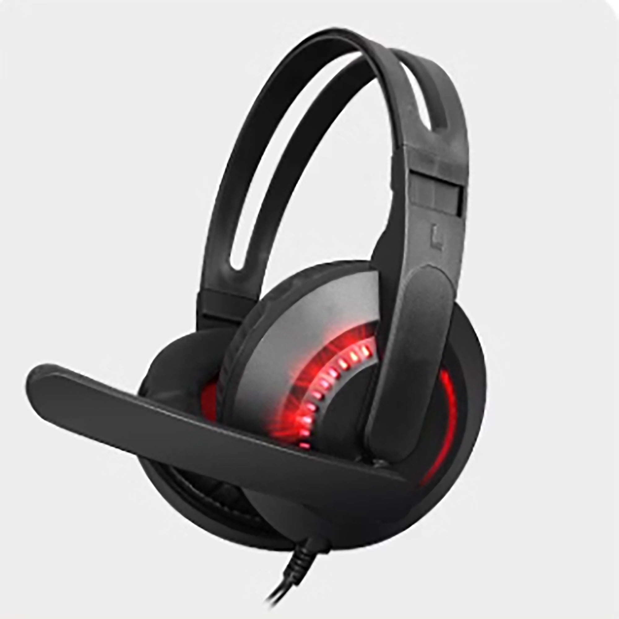 Head-mounted wired headset that can be connected to computers, desktops ...