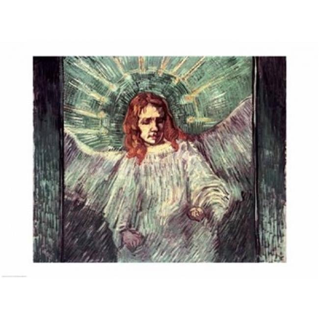 Head of An Angel After Rembrandt 1889 Poster Print by Vincent Van Gogh ...