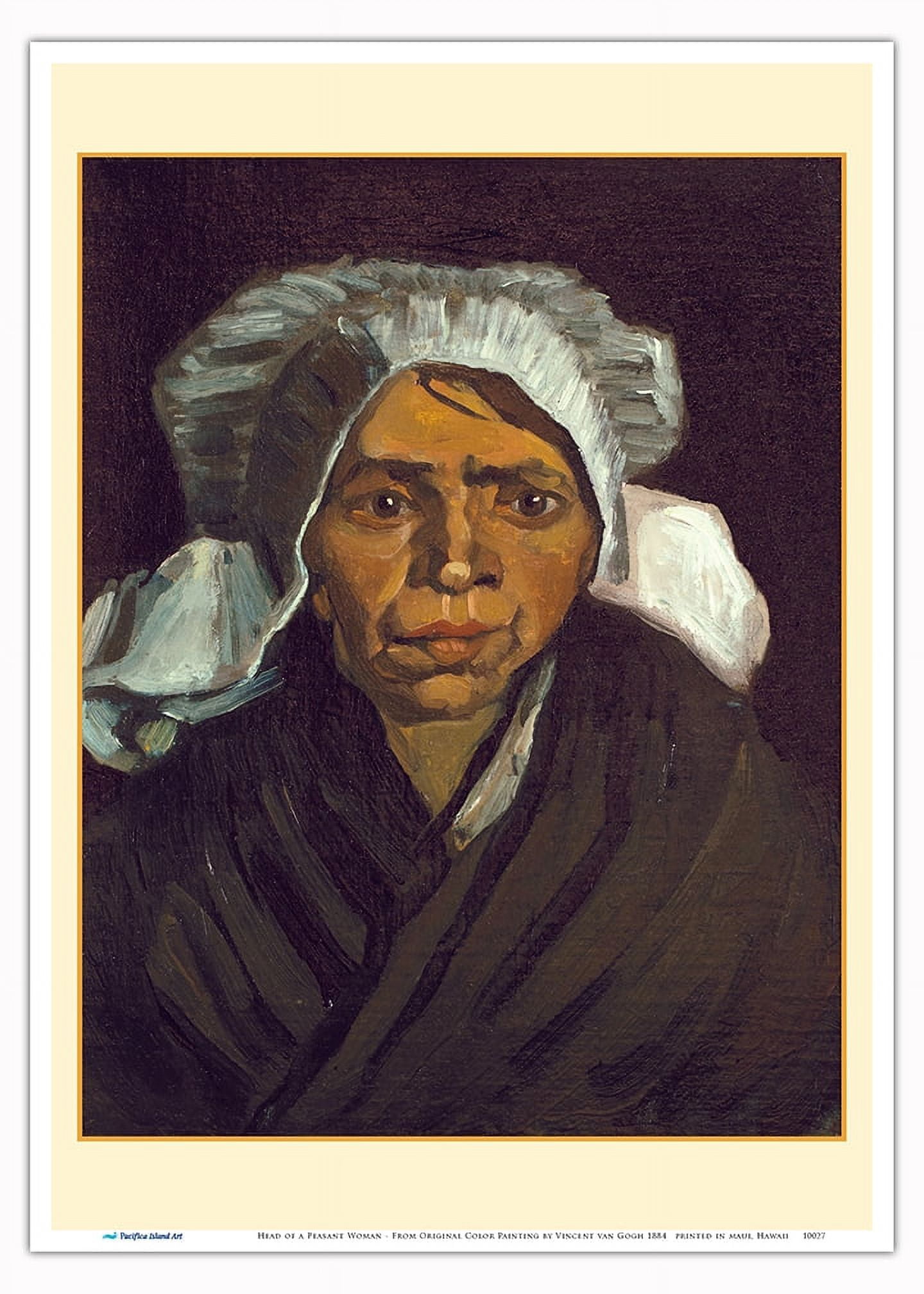 Head of a Peasant Woman (Gordina de Groot) - From an Original Color ...