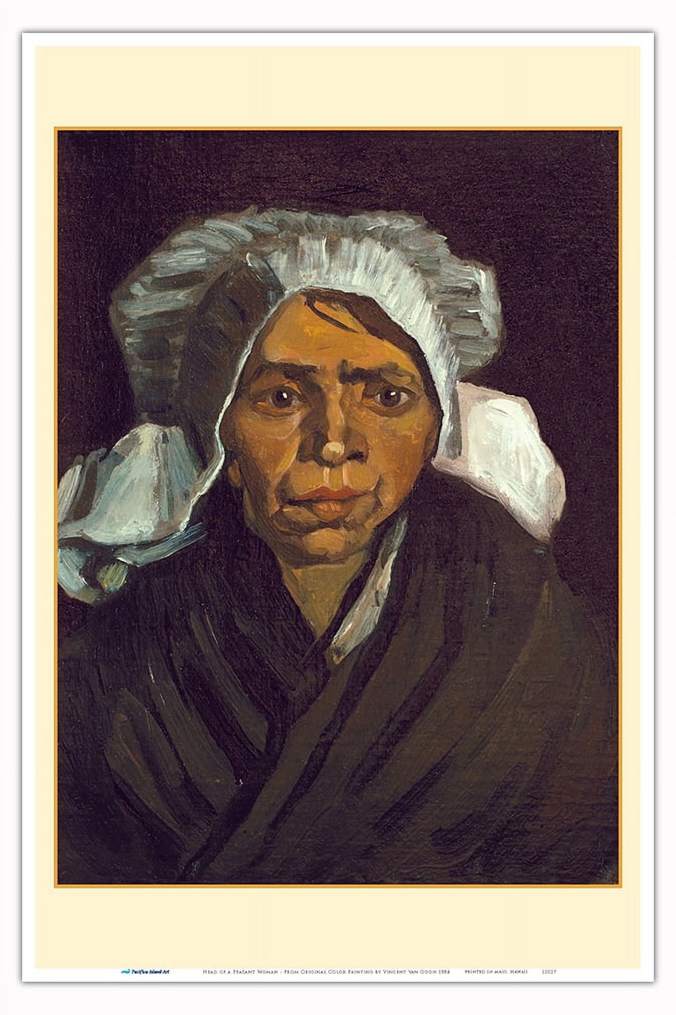 Head of a Peasant Woman (Gordina de Groot) - From an Original Color ...