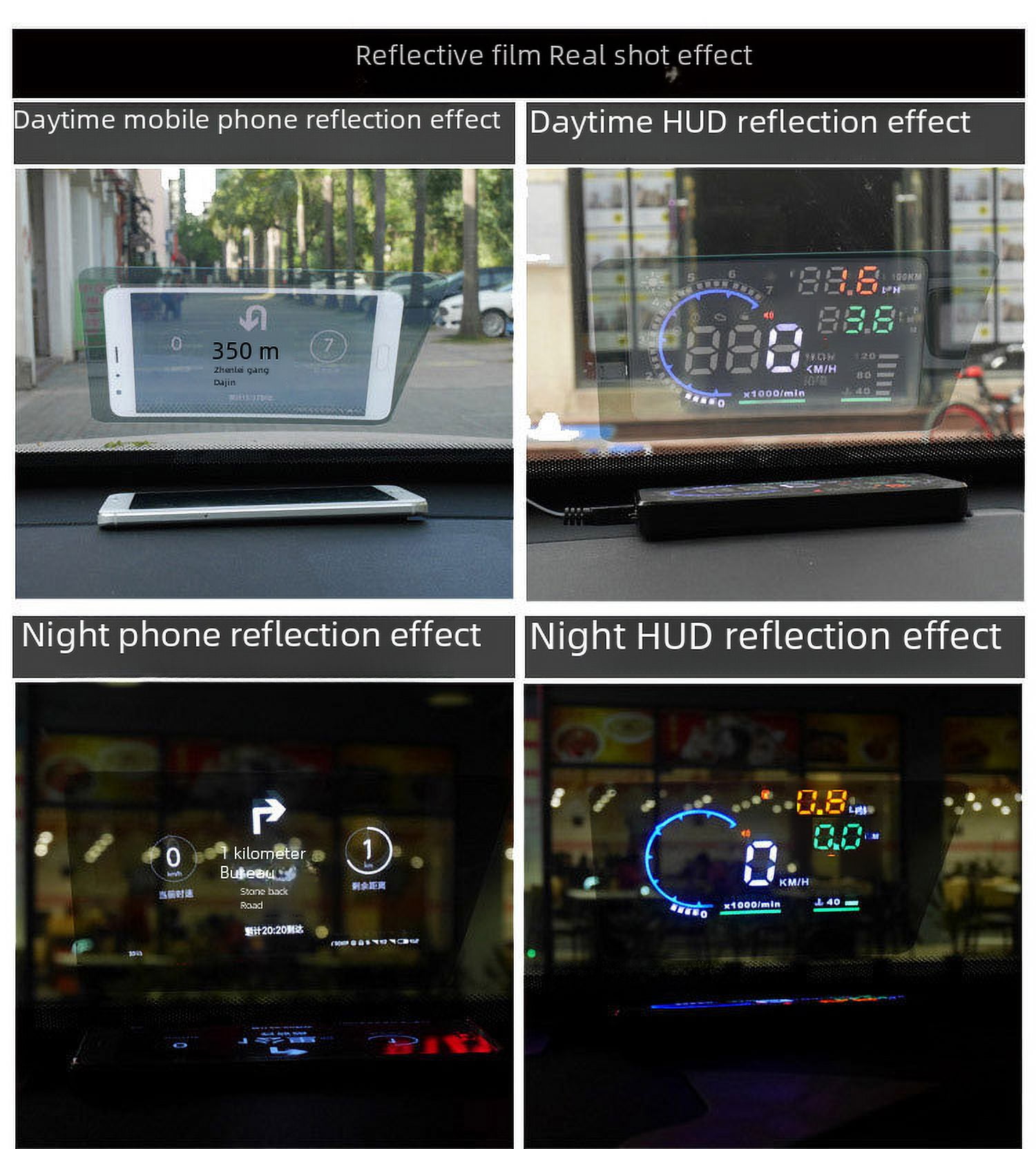 Head-up display reflective film film car navigation non-ghosting ...