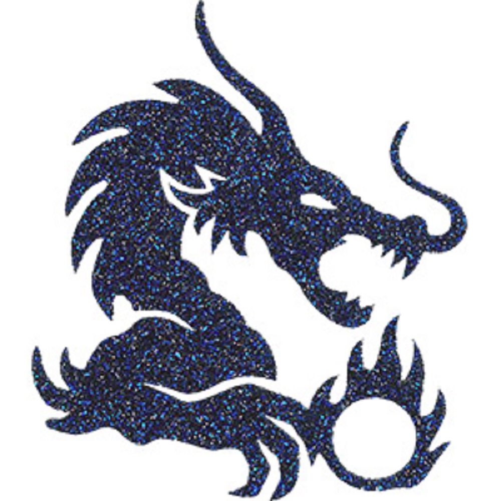 Head with Fireball Patch - Sew Iron on, Original Embroidered Artwork ...