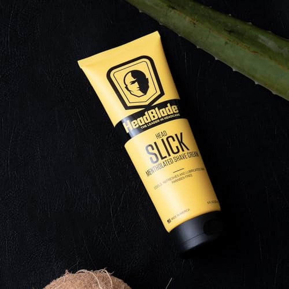 HeadBlade HeadSlick Shave Cream 8 oz for Smooth Headshaving for Bald ...