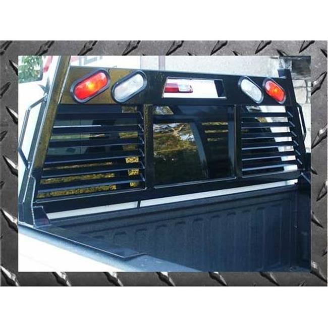 Headache Rack with Lights for 1999 Ford F250 & F350 Full Louvered Heavy ...