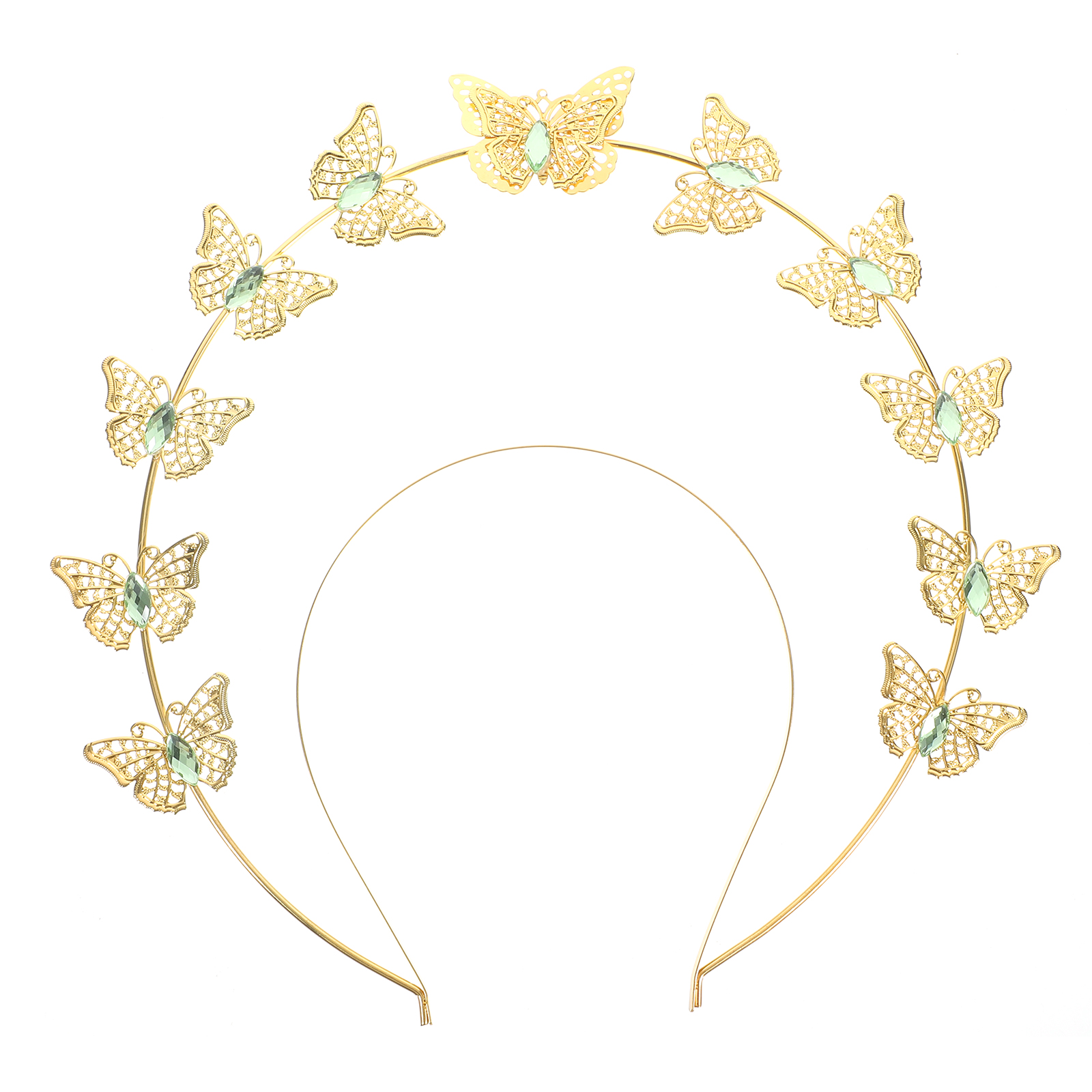 YuYiSan Butterfly Headband Women Hair Band Bridal Crown Wedding Bride ...