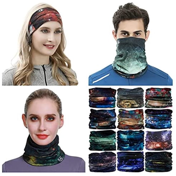 Headband Neck Gaiter Head Wrap Headwear Face Mask Magic Scarf Bandana ...