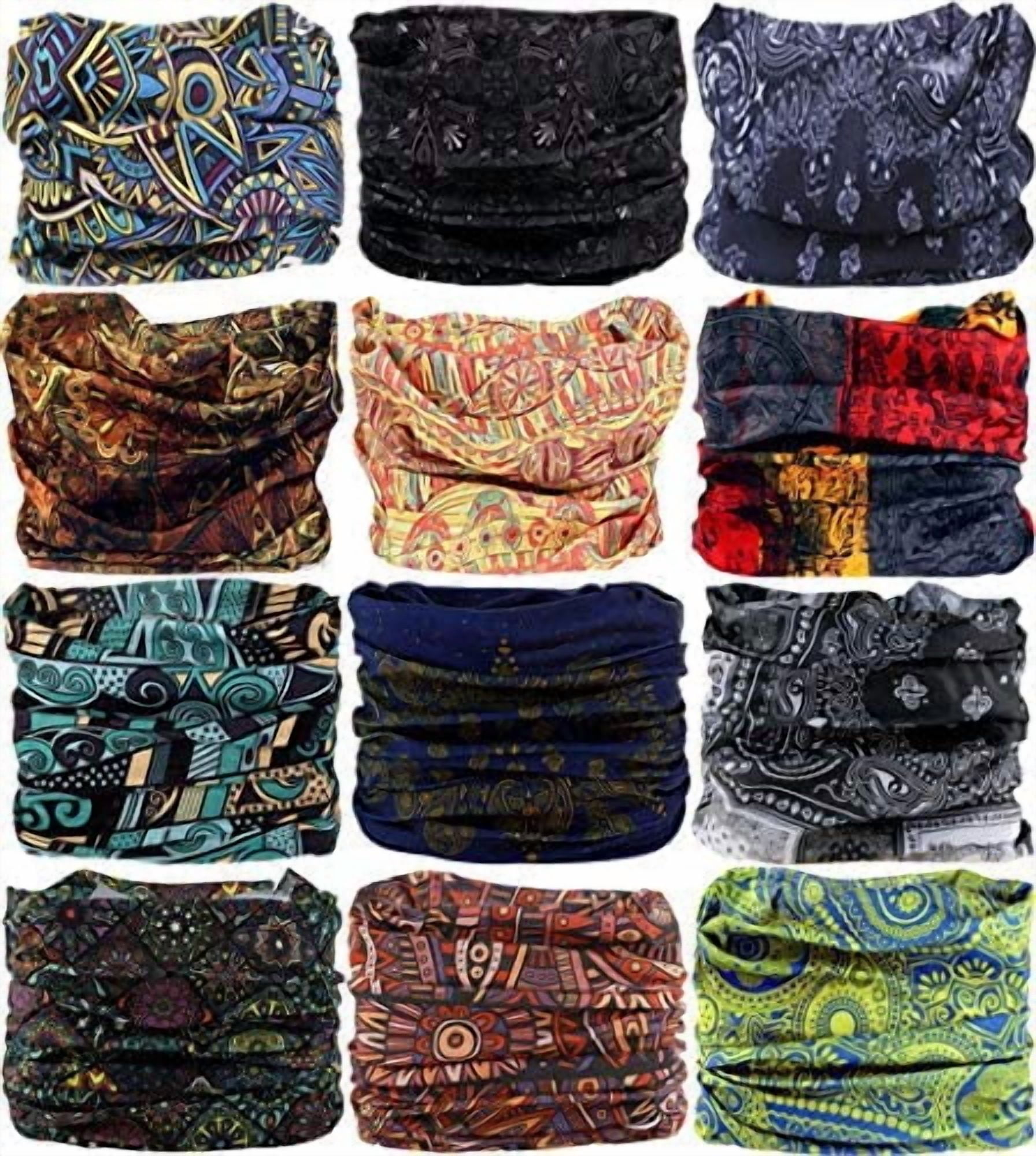Headband Neck Gaiter Head Wrap Headwear Face Mask Magic Scarf Bandana ...
