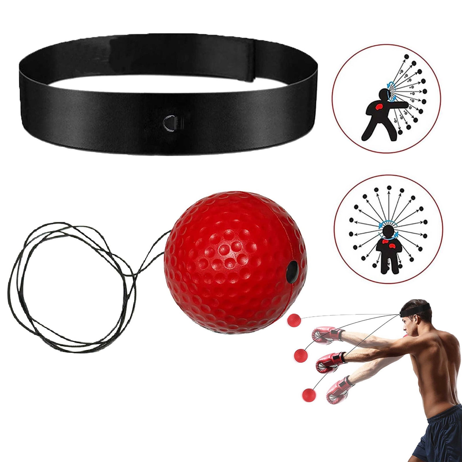 Headband Punching Ball,Boxbollen Game,Boxing Reflex Ball,Headband ...