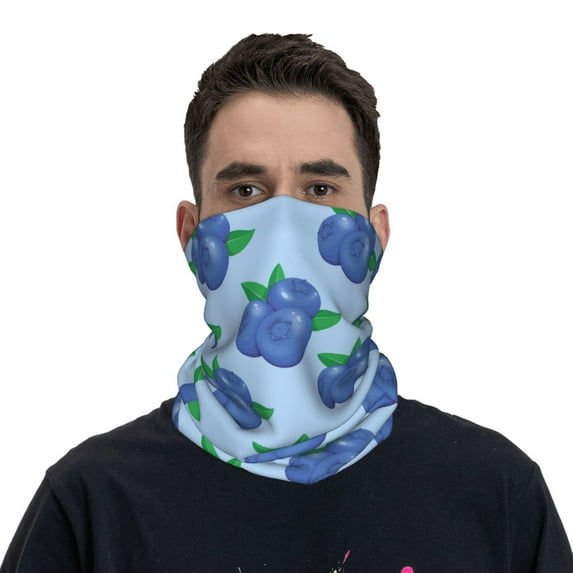 Headband for Women Men, Blueberry Print blue Multifunctional Sports ...