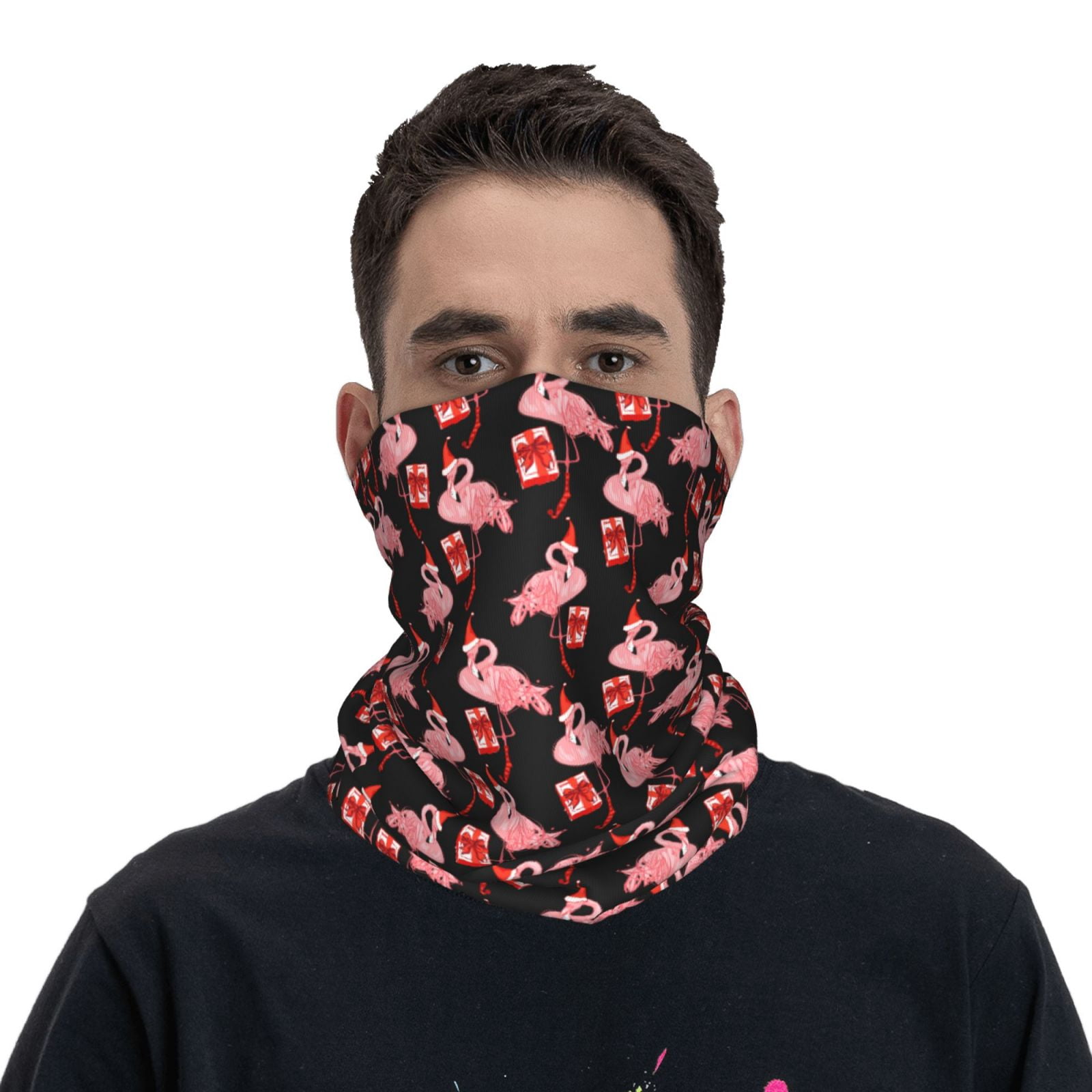 Headband for Women Men, New Year Flamingo Multifunctional Sports ...