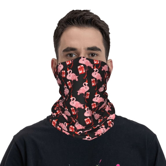 Headband for Women Men, New Year Flamingo Multifunctional Sports ...