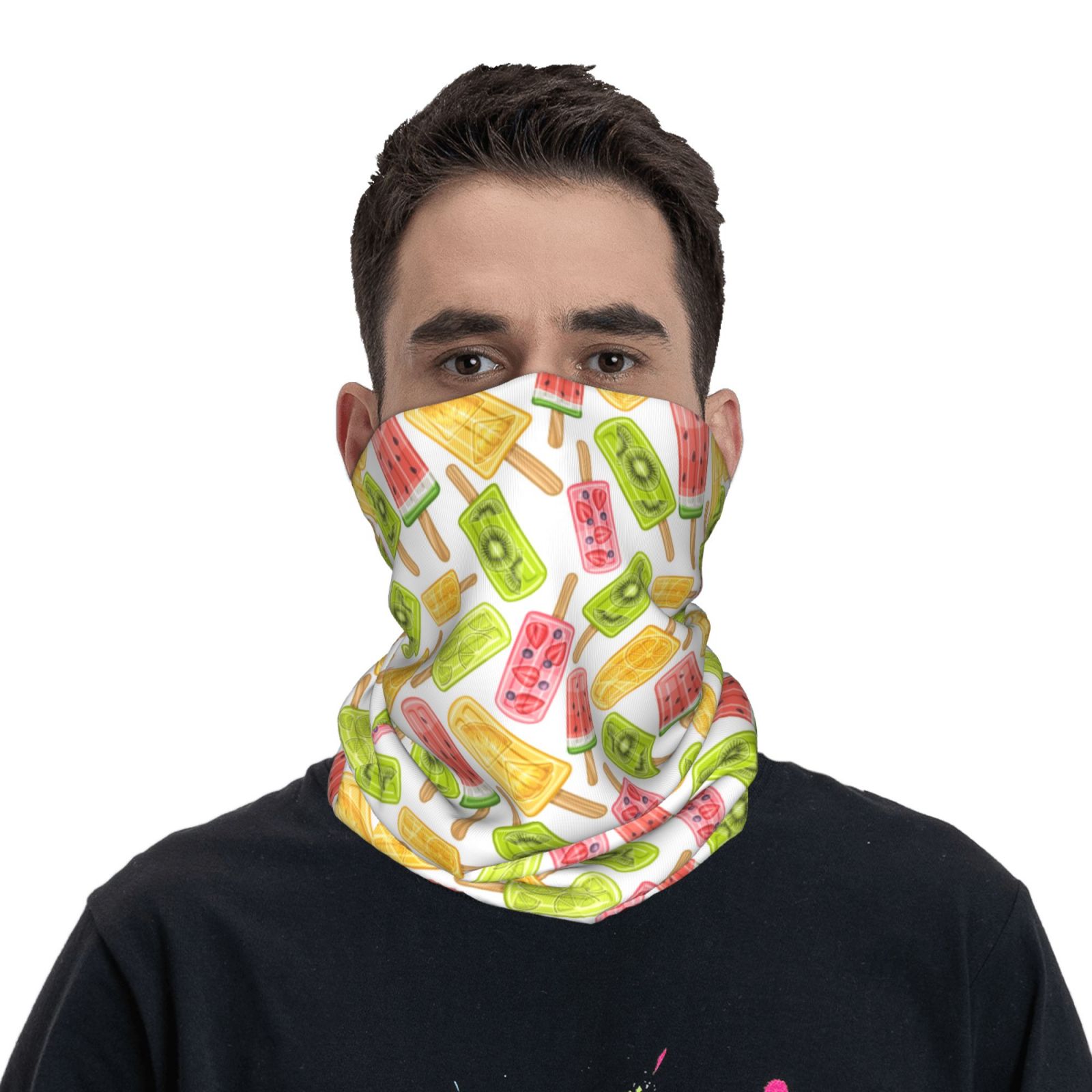 Headband for Women Men, Popsicle pattern Multifunctional Sports ...