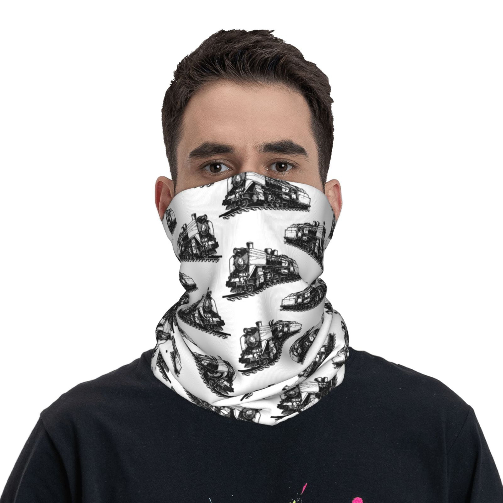 Headband for Women Men Vintage Train Pattern Long - Lasting Bandana ...