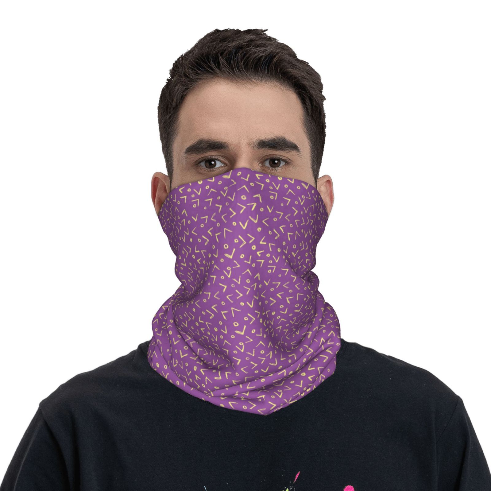 Headband for Women Men abstractly purple print Long - Lasting Bandana ...