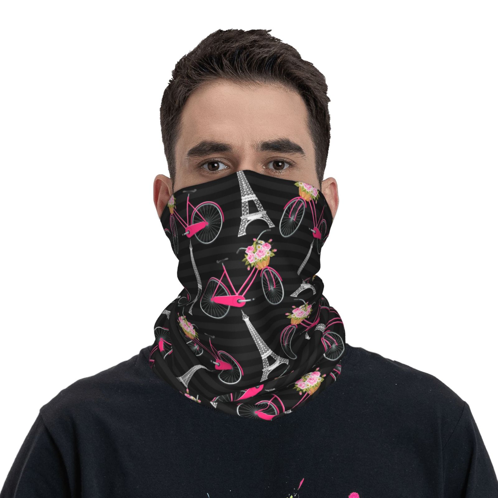Headband for Women Men flower Tower bike Long - Lasting Bandana Head ...