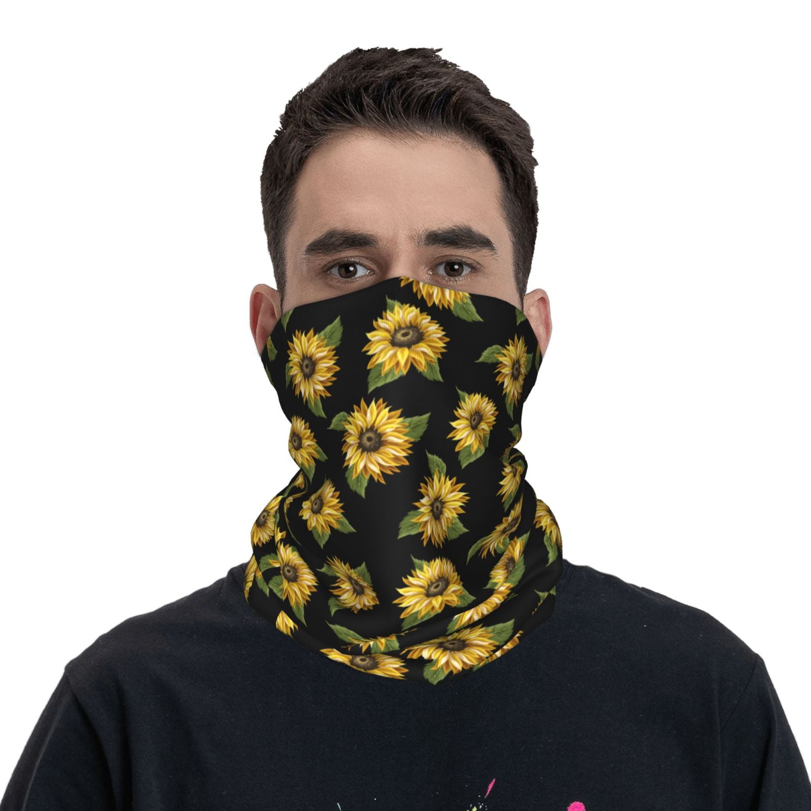 Headband for Women Men sunflowers black Aesthetic Long - Lasting ...