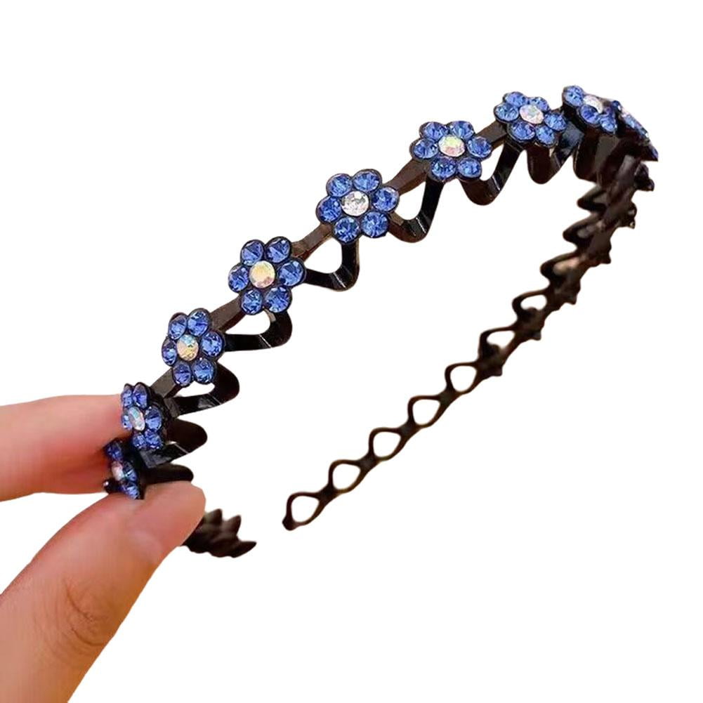 Headband with Clip Hairstyle Double Bangs Hair Clips Bangs Hair Band ...
