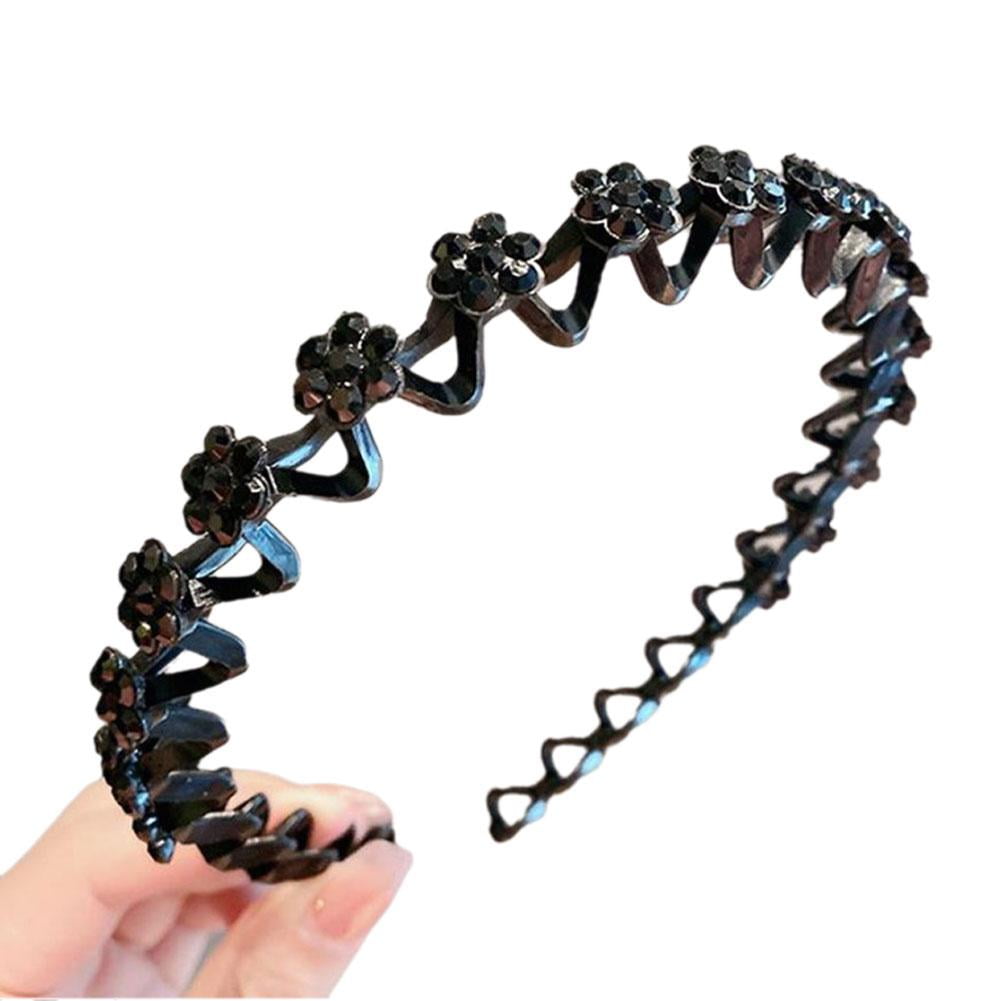 Headband with Clip Hairstyle Double Bangs Hair Clips Bangs Hair Band ...