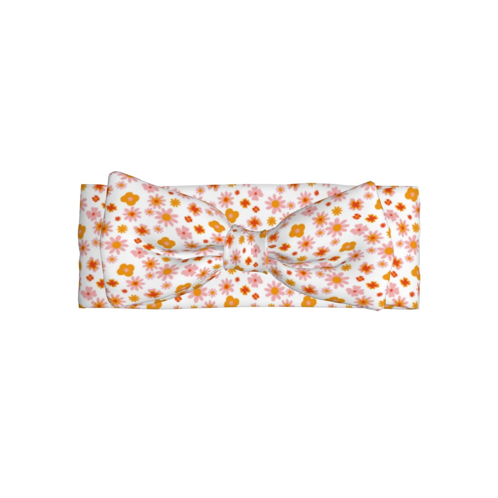 Headbands Baby Girls Bows - 70s Retro Flowers Stretchy Soft Headbands ...
