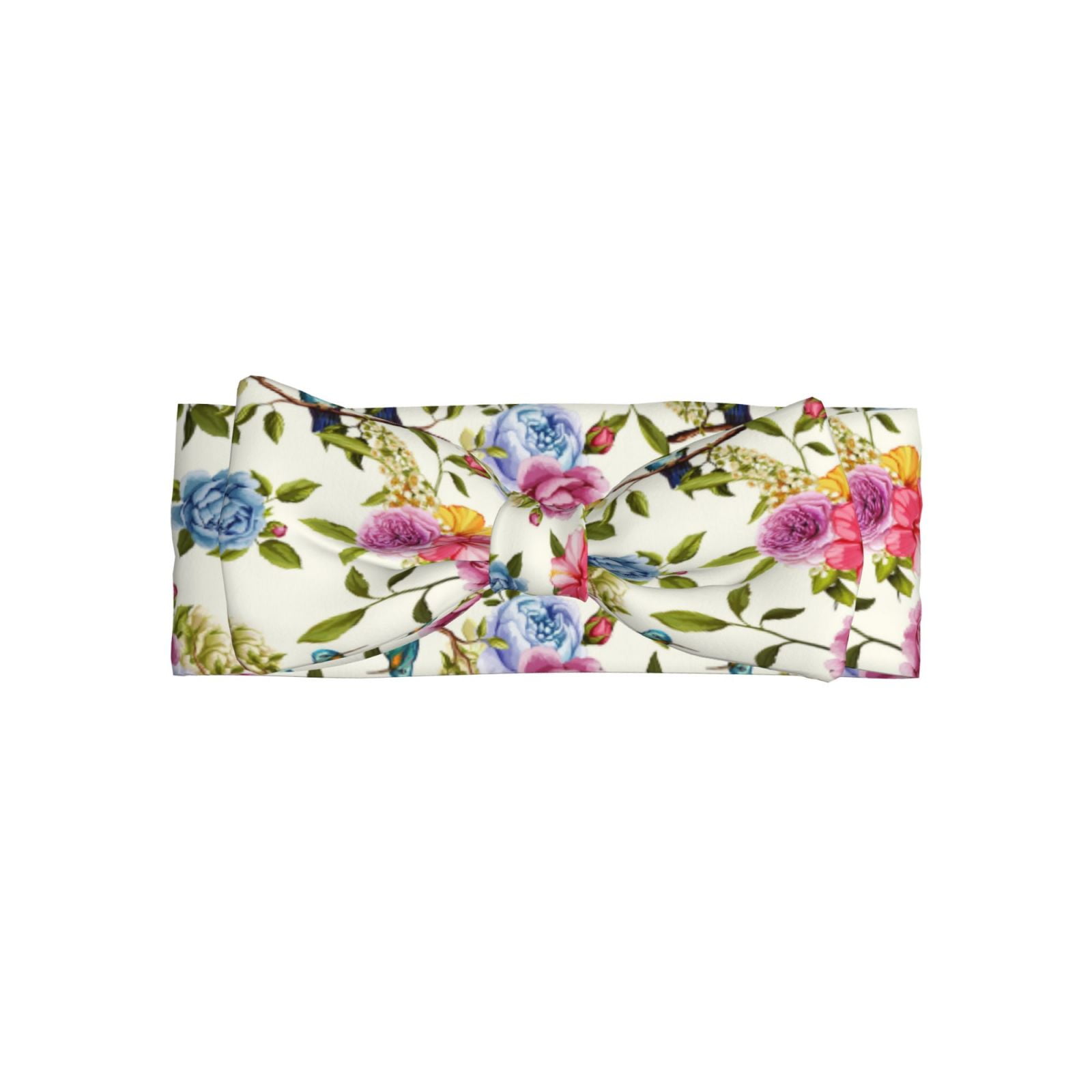 Headbands Baby Girls Bows - Carnation Hummingbird Pattern Stretchy Soft ...