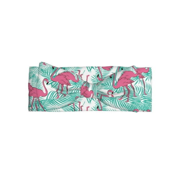 Headbands Baby Girls Bows - Flamingo print Stretchy Soft Headbands with ...