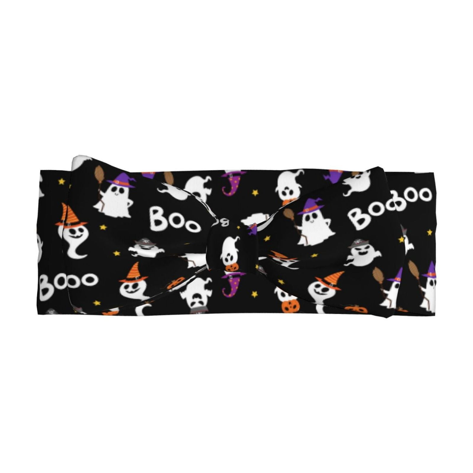 Headbands Baby Girls Bows - halloween spooky Stretchy Soft Headbands ...