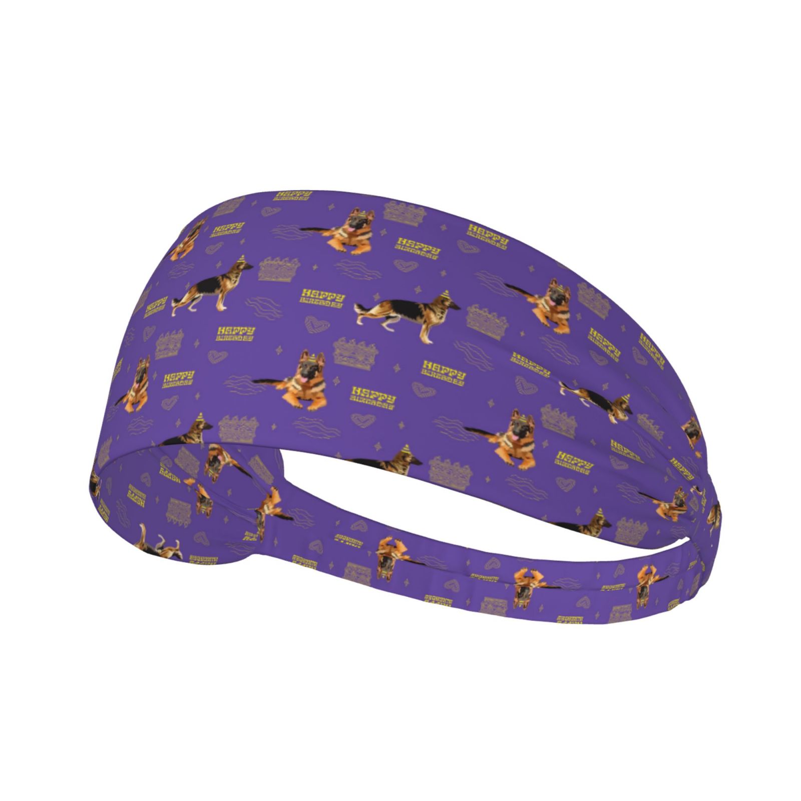 Headbands For Women/Men, German Shepherd Dog No.1019 Elastic Soft Sweat ...