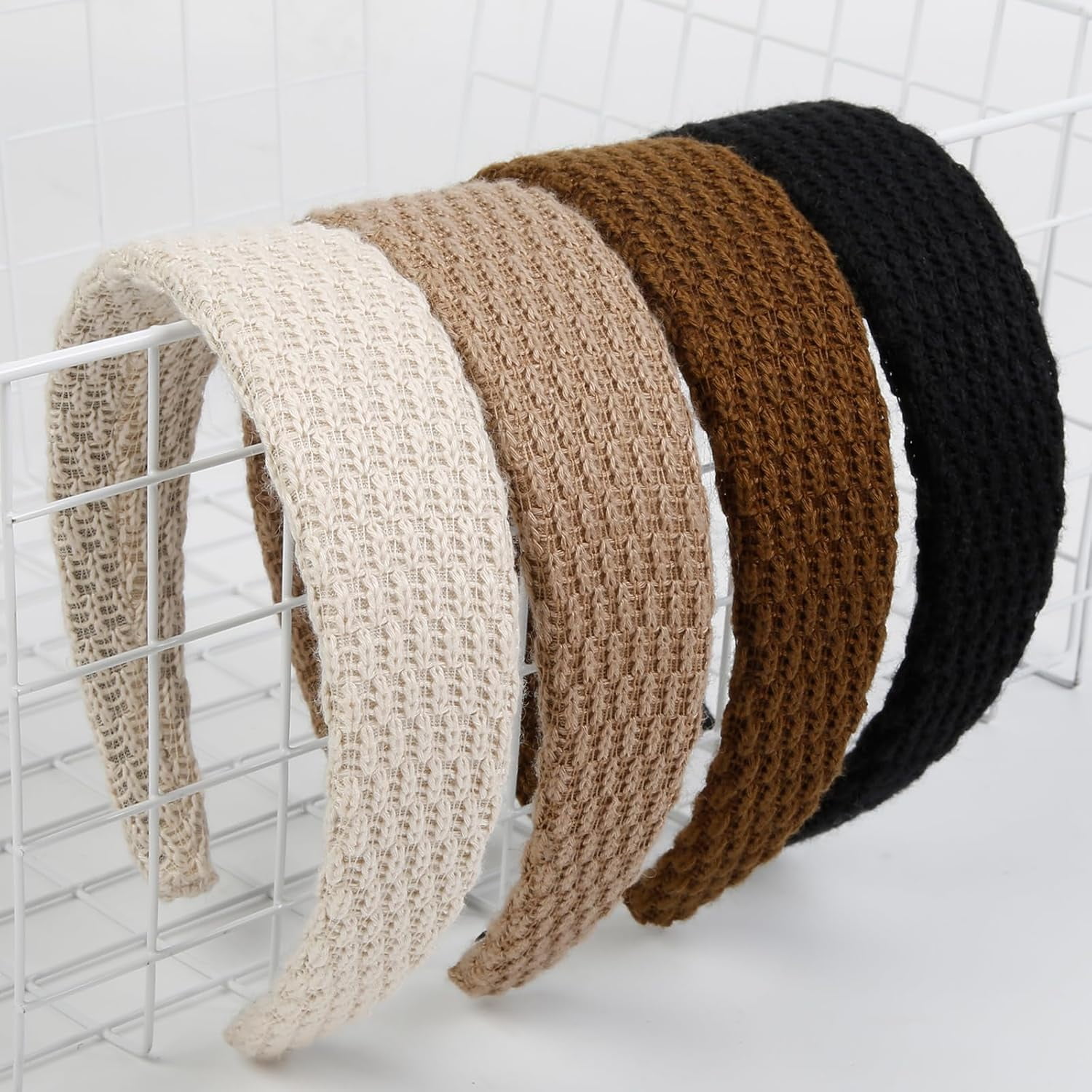 Headbands for Women Knitted Trendy 1.57 in Wide Head Bands Non Slip ...