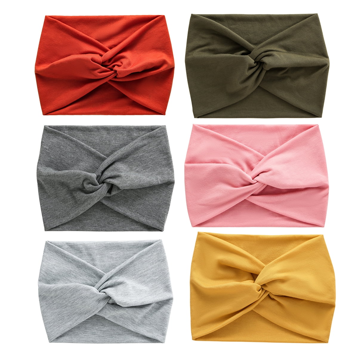 Headbands for women, hijab headbands Bohemian headbands twisted knot ...