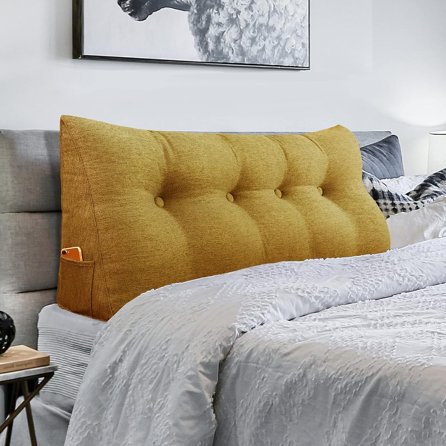 Headboard Pillow Wedge Bed Rest Reading Pillow Daybed Pillows ...