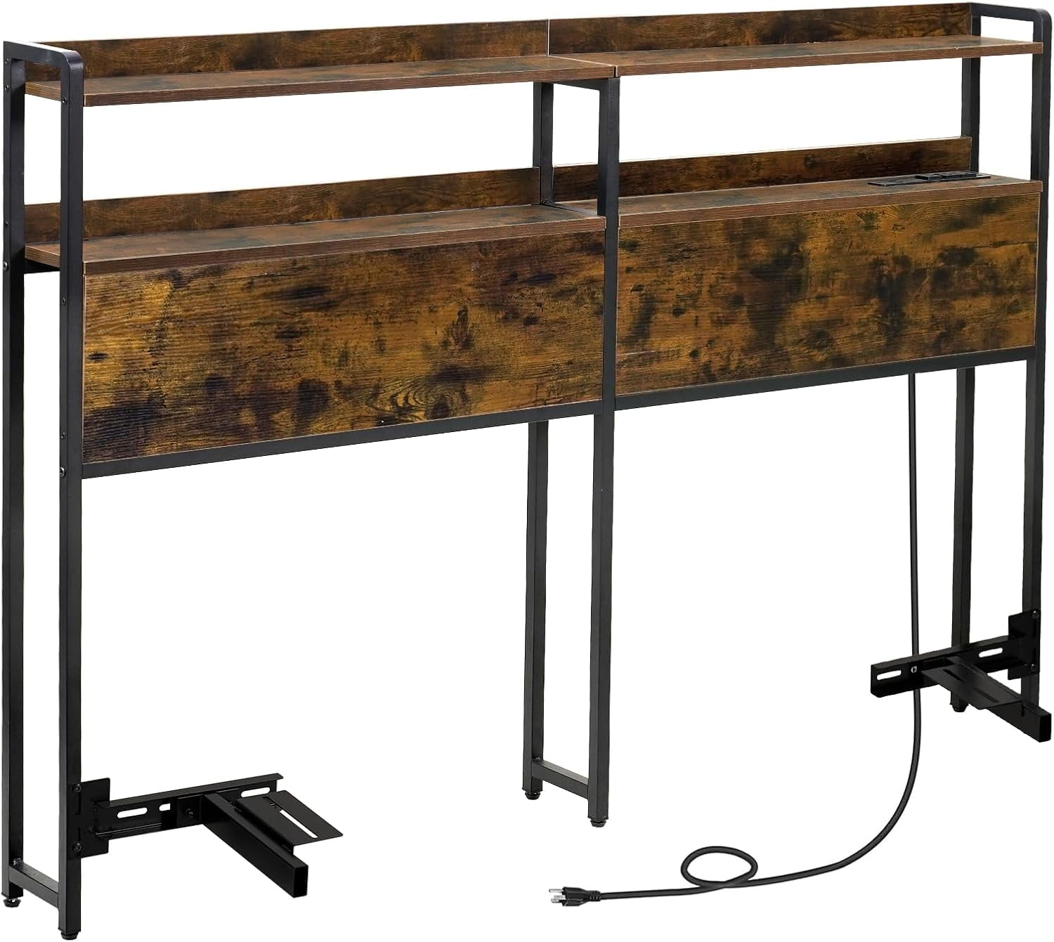 Headboard for Queen Size, Headboards with Storage, Outlets, USB Ports ...
